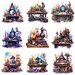 Wizard Desk Clipart High Quality PNG Fantasy Clipart Wizard - Etsy