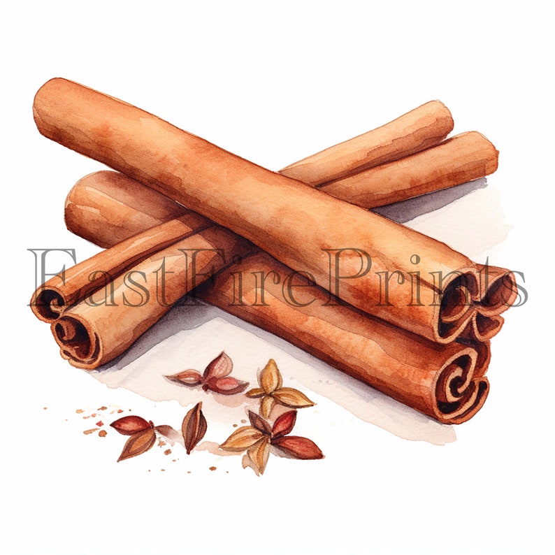 Watercolor Pumpkin Spice Clipart PNG Fall and Autumn Clip - Etsy