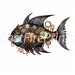 20 Watercolor Steampunk Fish Clipart Bundle | Fish Print, Steampunk ...