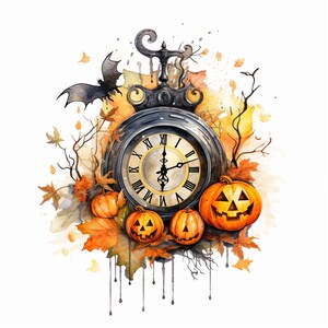 Halloween Clock Clipart, High Quality Png Halloween Clipart Gothic ...