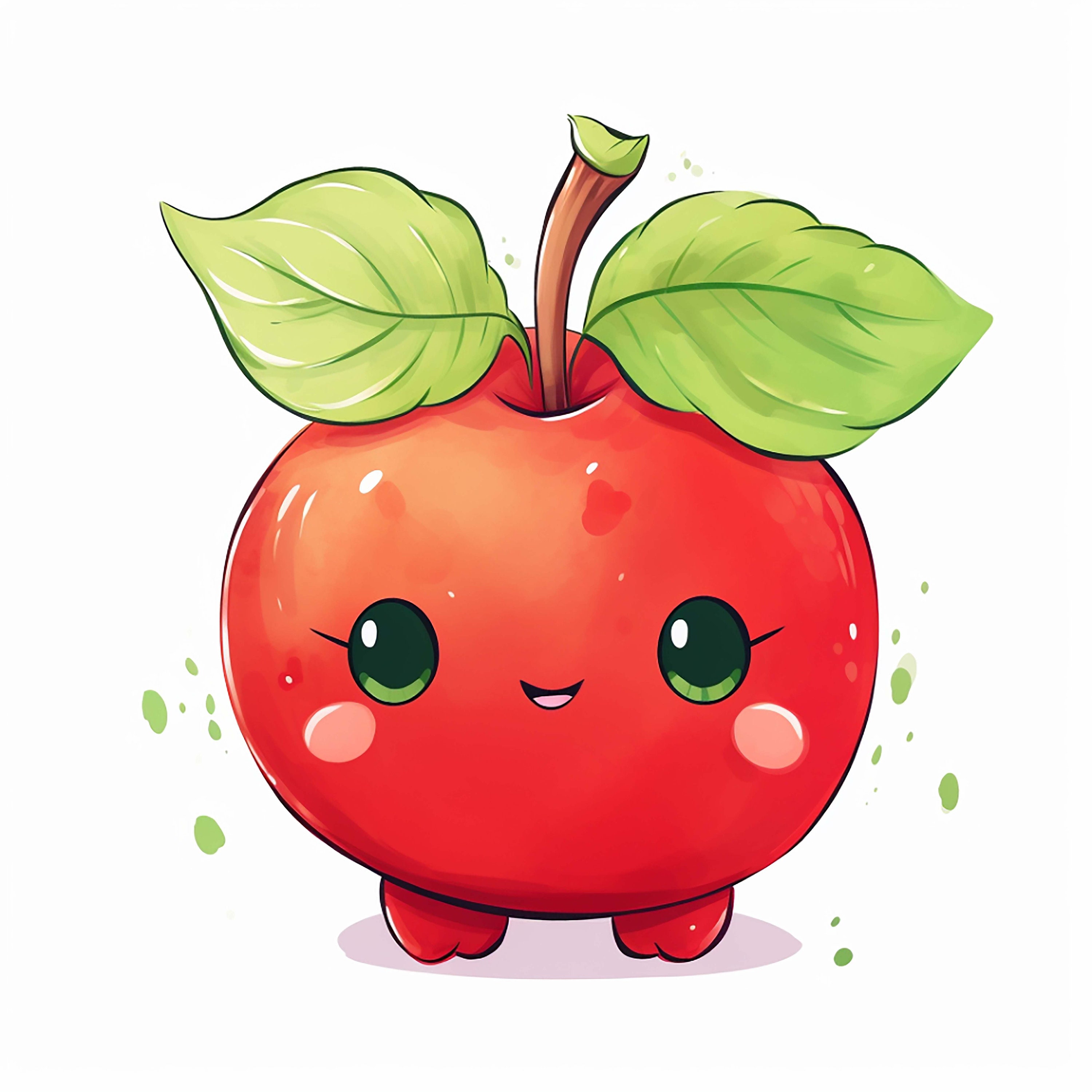 Cute Apple Clipart High Quality Png Cute Clipart Nursery - Etsy Australia