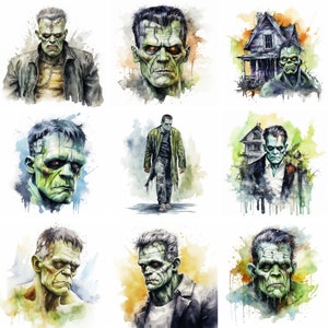 Frankenstein Clipart, High Quality Png Halloween Printables Spooky Clip ...