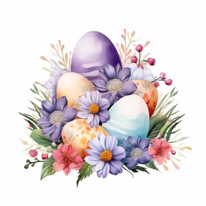 Easter Eggs Clipart, High Quality PNG, Cute Easter Clipart, Easter PNG ...