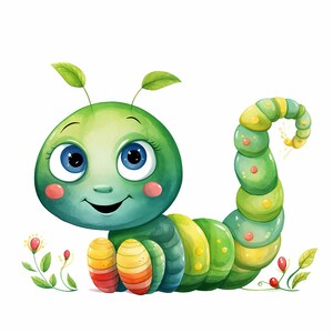 Caterpillar Clipart, High Quality PNG, Cute Insect PNG, Spring, Bug PNG ...