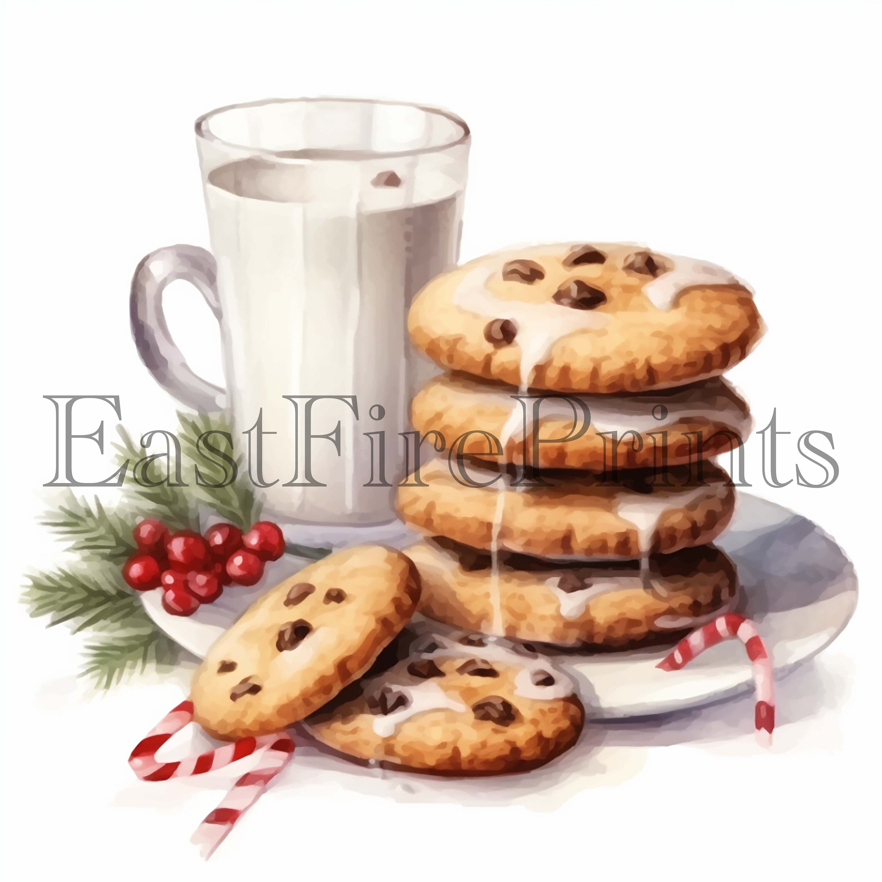 20 Christmas Cookies Watercolor Clipart High Quality Png - Etsy