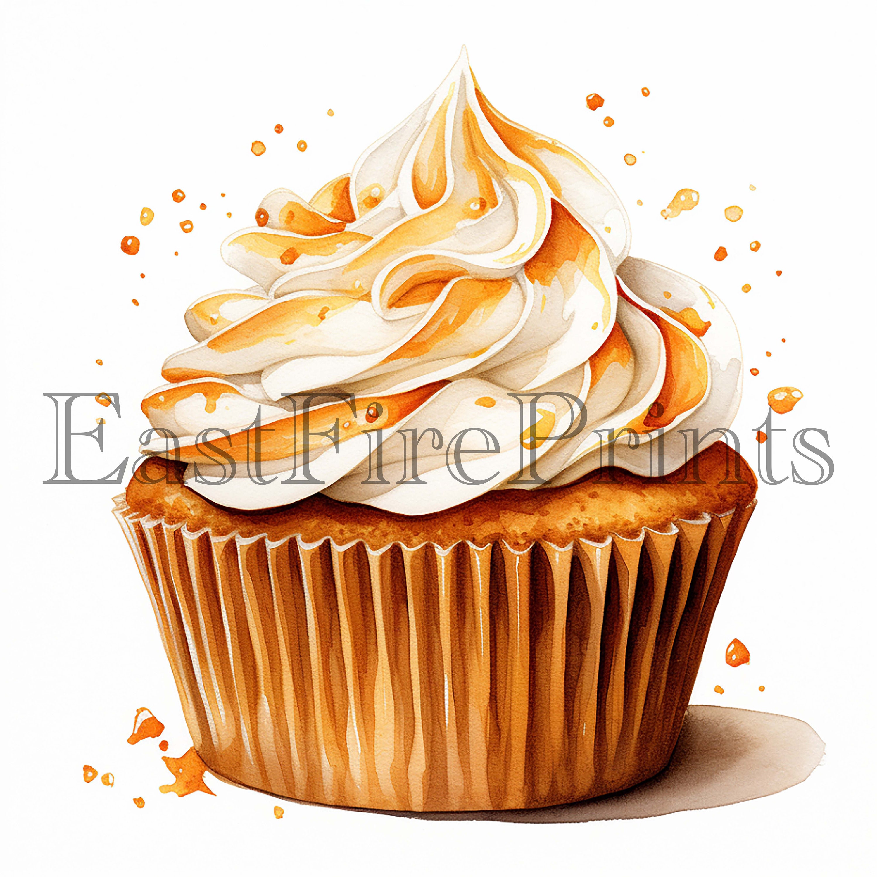 Watercolor Pumpkin Spice Clipart PNG Fall and Autumn Clip - Etsy