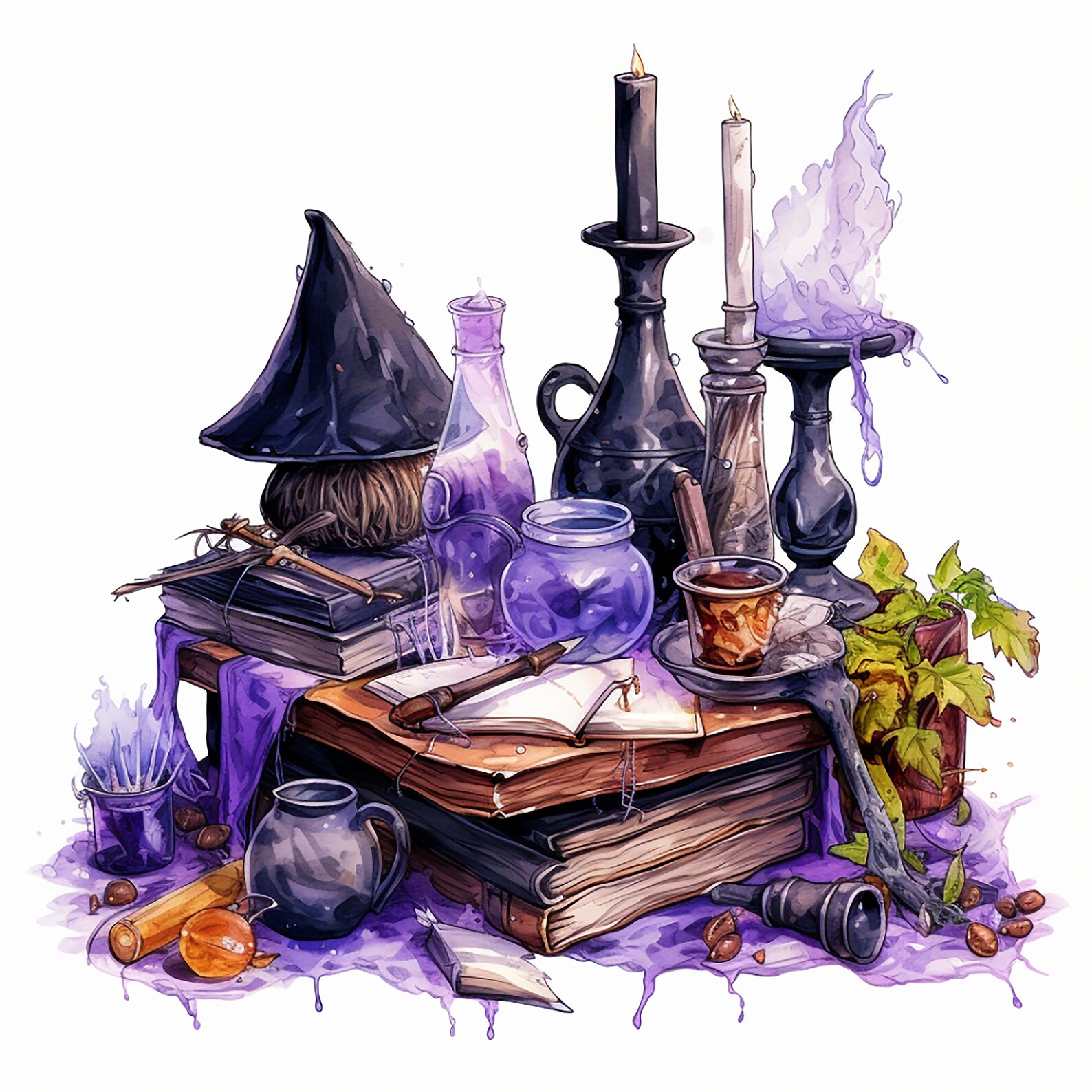 Wizard Desk Clipart High Quality PNG Fantasy Clipart Wizard - Etsy