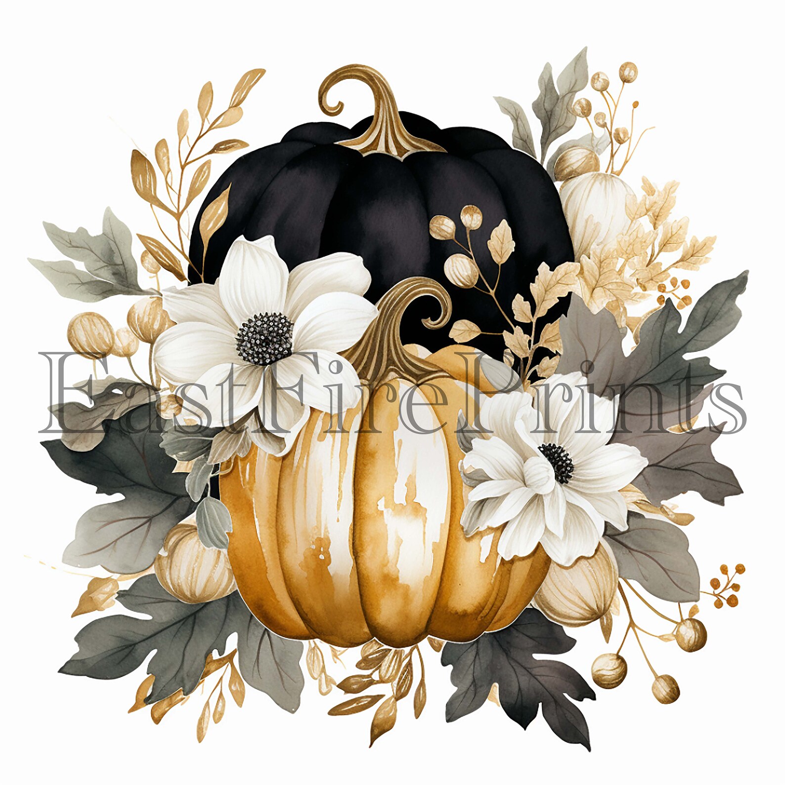 20 Watercolor Pumpkins Clipart High Quality Png Fall Clip - Etsy