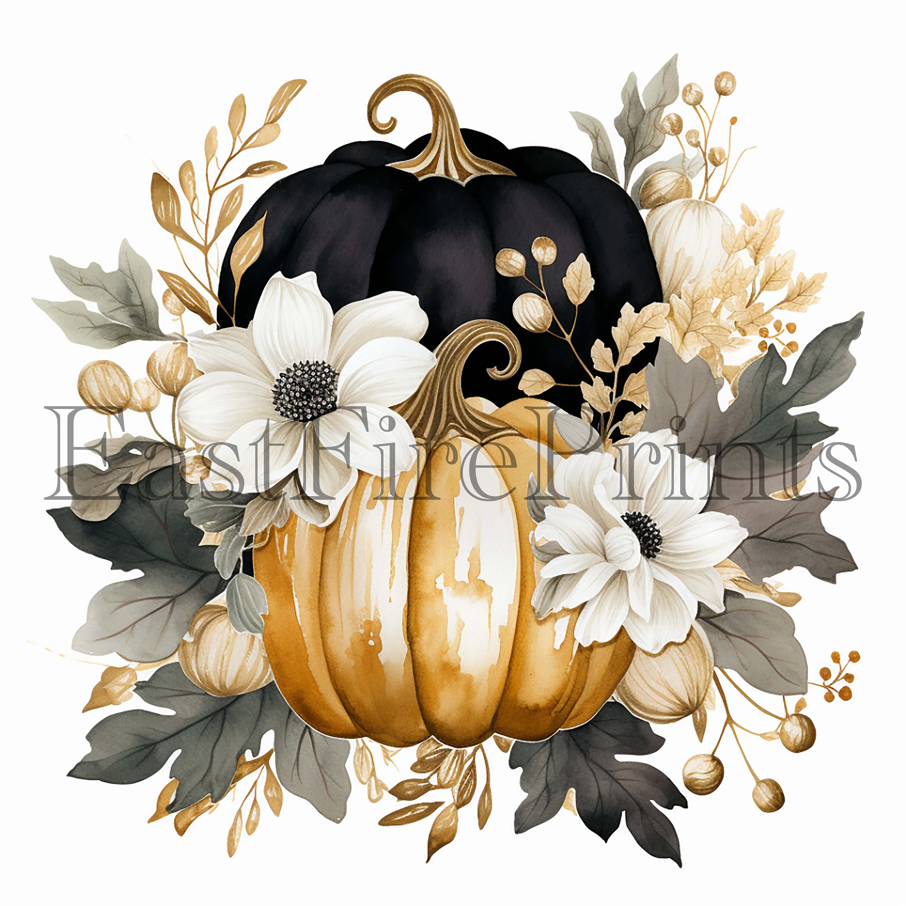 20 Watercolor Pumpkins Clipart High Quality Png Fall Clip - Etsy