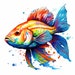 Pop Art Fish Clipart, Fish Png, Colorful Fish Clipart, Pop Art Png ...