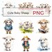 Cute Baby Sheep Clipart, High Quality, Nursery Clipart, Sheep PNG, Farm ...
