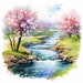 Spring River Clipart, High Quality PNG, River PNG, Spring Clipart ...