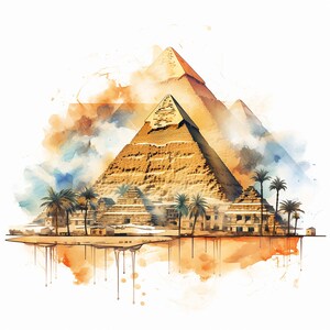The Great Pyramids Clipart, High Quality PNG, Ancient Egypt Clipart ...