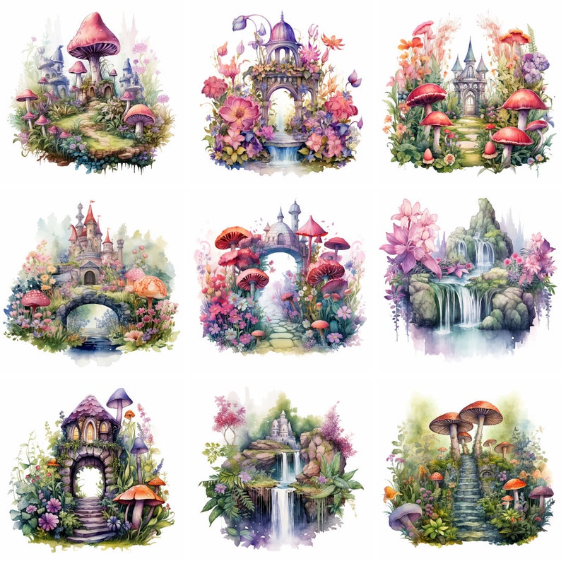 Fantasy Clipart Bundle Fantasy Png Mystical Clipart Fantasy - Etsy