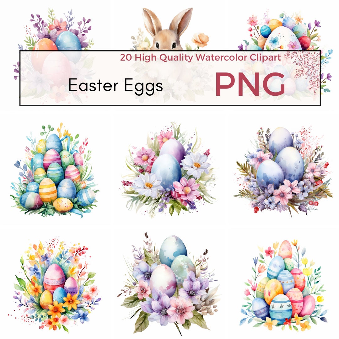 Easter Eggs Clipart, High Quality PNG, Cute Easter Clipart, Easter PNG ...