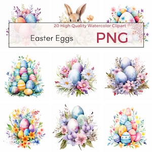Easter Eggs Clipart, High Quality PNG, Cute Easter Clipart, Easter PNG ...