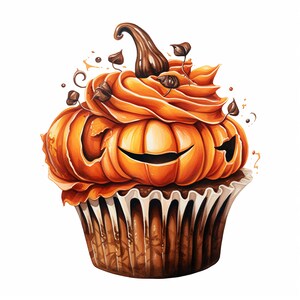 Halloween Cupcake Clipart, High Quality Png Dessert Clip Art Dessert ...