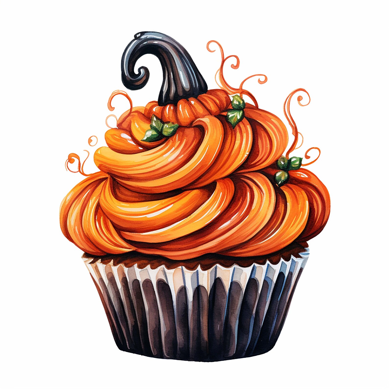 Halloween Cupcake Clipart, High Quality Png Dessert Clip Art Dessert ...