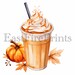 Watercolor Pumpkin Spice Clipart PNG Fall and Autumn Clip - Etsy