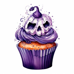 Halloween Cupcake Clipart, High Quality Png Dessert Clip Art Dessert ...