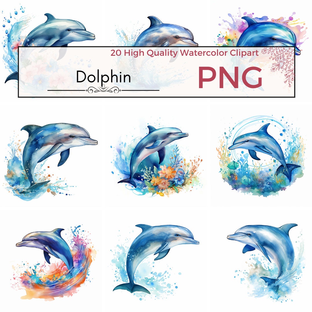 Dolphin Clipart, High Quality Png Animal Clipart Cute Graphics ...