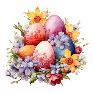 Easter Eggs Clipart, High Quality PNG, Cute Easter Clipart, Easter PNG ...