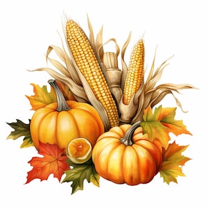 Corn Clipart, High Quality Png Autumn Sublimation, Fall Clipart ...