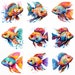 Pop Art Fish Clipart, Fish Png, Colorful Fish Clipart, Pop Art Png ...