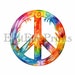 20 Retro Peace Sign Watercolor Clipart, High Quality Png, Groovy Png ...