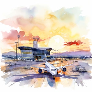 Airport Clipart, Nursery Clipart Png, Airplane Png, Plane Clipart ...