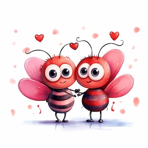 Cute Love Bug Clipart, High Quality PNG, Valentines Day Clipart PNG ...