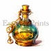 Steampunk Potions Bottle Clipart PNG, Steampunk Clipart Graphics and ...