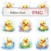 Rubber Duck Clipart, High Quality PNG, Cute Nursery Clipart, Rubber ...