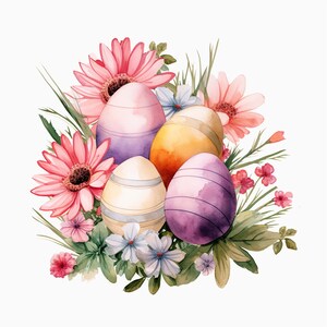 Easter Eggs Clipart, High Quality PNG, Cute Easter Clipart, Easter PNG ...