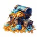 Pirate Treasure Clipart, High Quality PNG Gold Coins Treasure Chest ...
