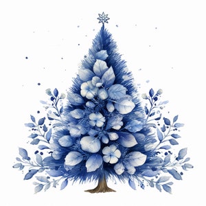 Blue Christmas Clipart, High Quality PNG, Christmas Art, Cute Holiday ...