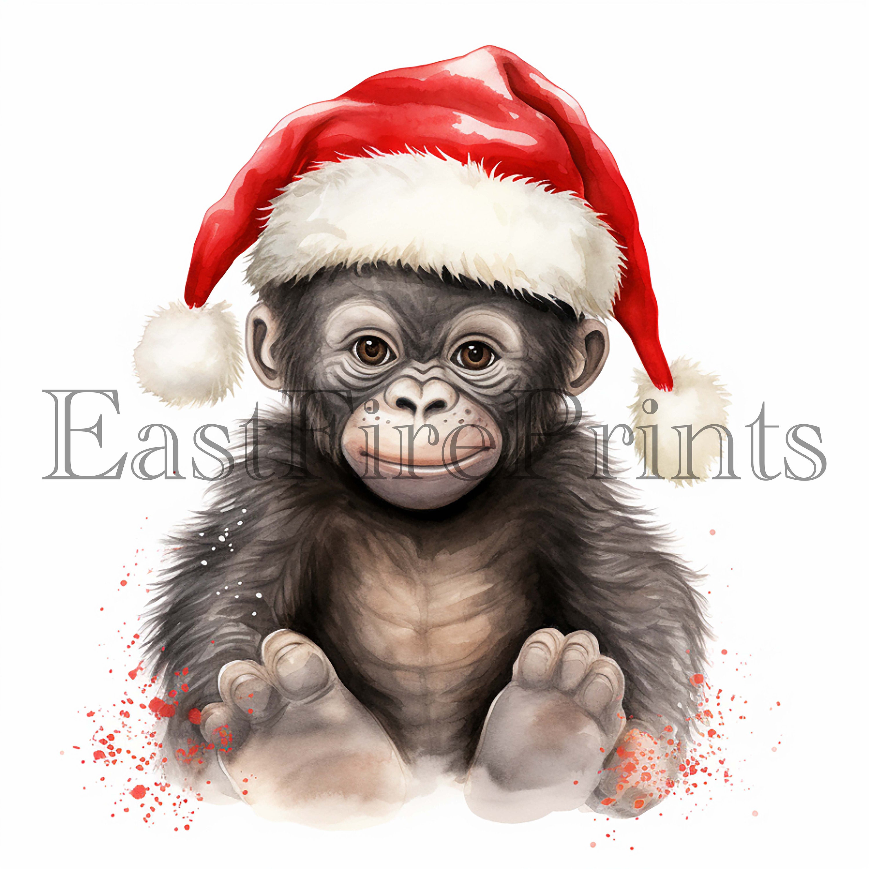 Watercolor Baby Safari Animals Christmas Clipart Cute - Etsy