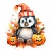 Fall Penguin Clipart, High Quality Png, Kids Clipart, Nursery ...