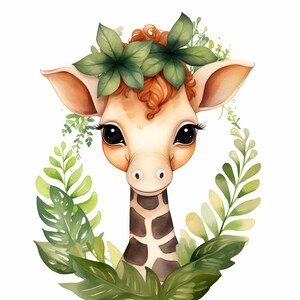 Cute Giraffe Clipart, High Quality PNG, Giraffe PNG Baby Animal Clipart ...