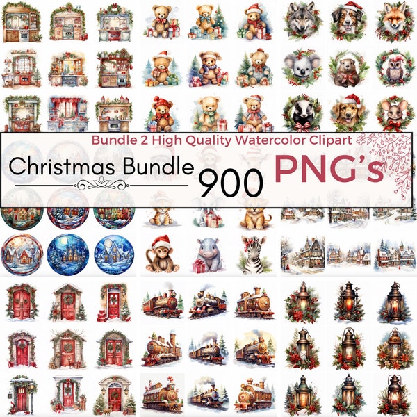 Christmas Digital Clipart - Etsy