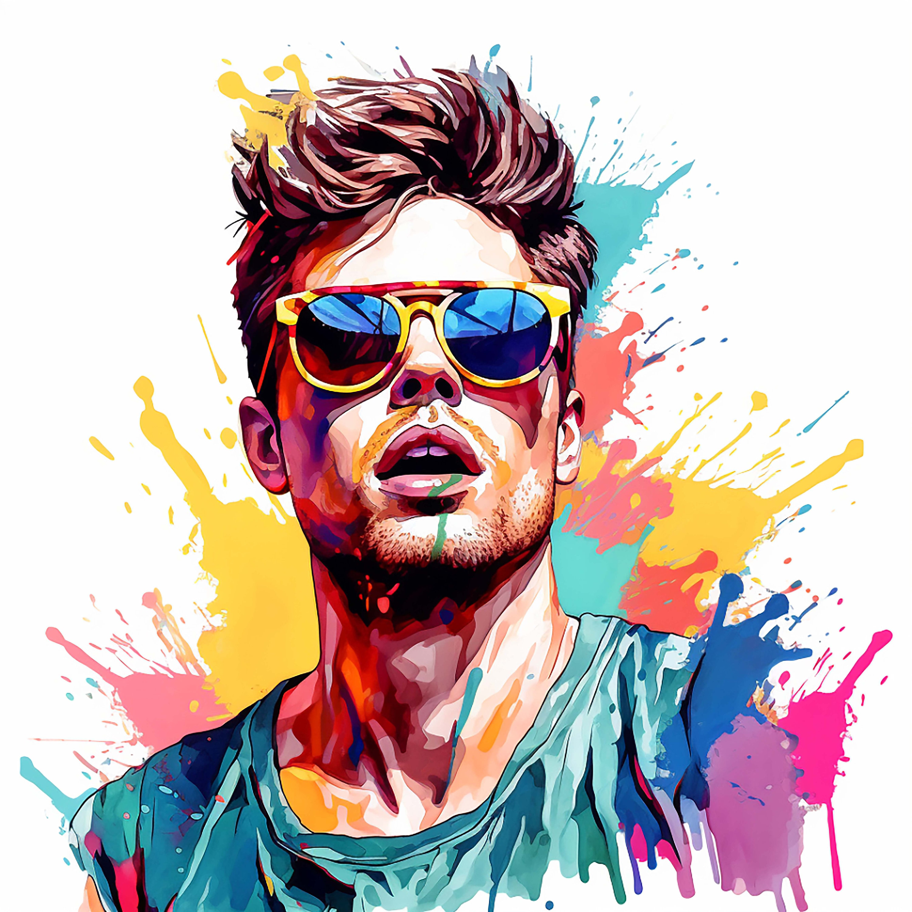 Pop Art Man Clipart High Quality Png Pop Art Graphics Man - Etsy