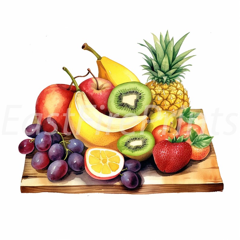 Watercolor Vegetable Clipart Set of 10 Download Digital - Etsy