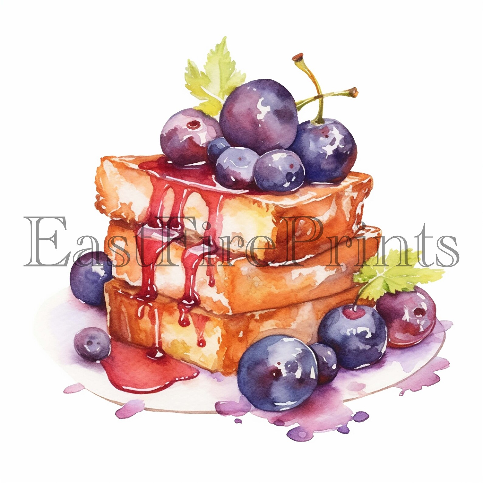 20 PNG Watercolor Grapes Clipart Fruit Clipart Summer - Etsy