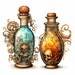 Steampunk Potions Bottle Clipart PNG, Steampunk Clipart Graphics and ...