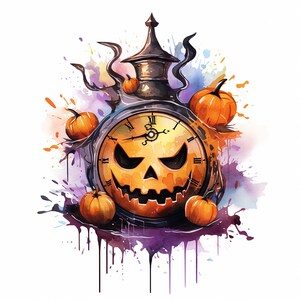Halloween Clock Clipart, High Quality Png Halloween Clipart Gothic ...