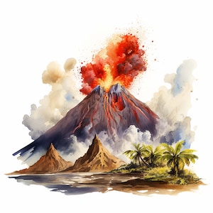 Volcano Clipart, High Quality Png Lava Nature Clip Art Volcano ...