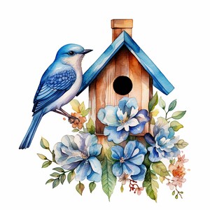 Birdhouse Clipart, High Quality PNG, Spring Clipart, Bird Clipart ...