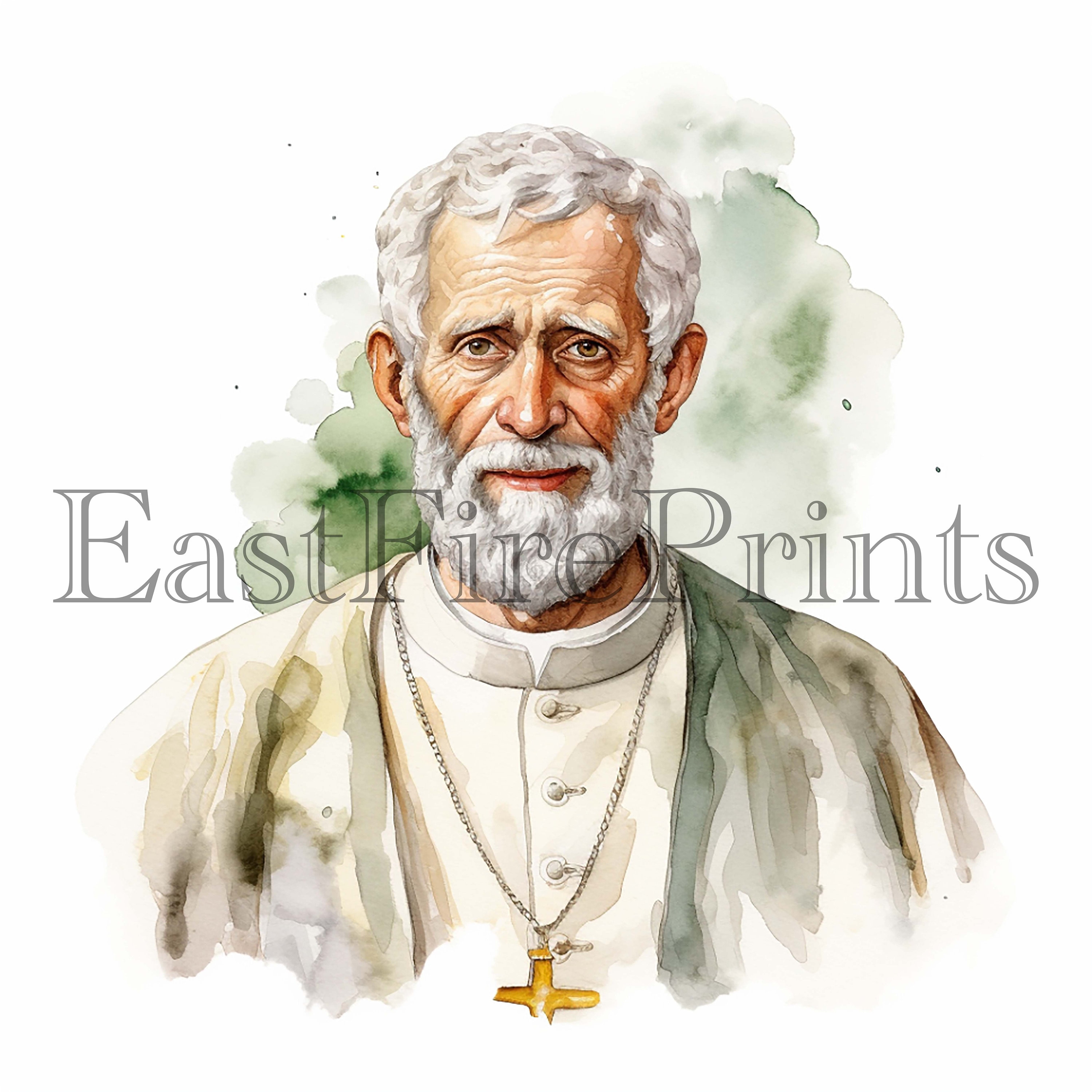 Watercolor Saint Peter Clipart High Quality Png Catholic - Etsy