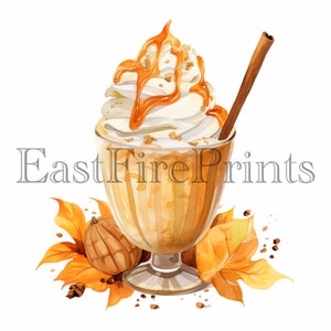 Autumn Ice Cream Clipart, Sweets Clipart, Autumn Ice Cream, Fall Png ...