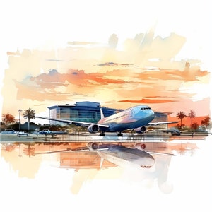 Airport Clipart, Nursery Clipart Png, Airplane Png, Plane Clipart ...